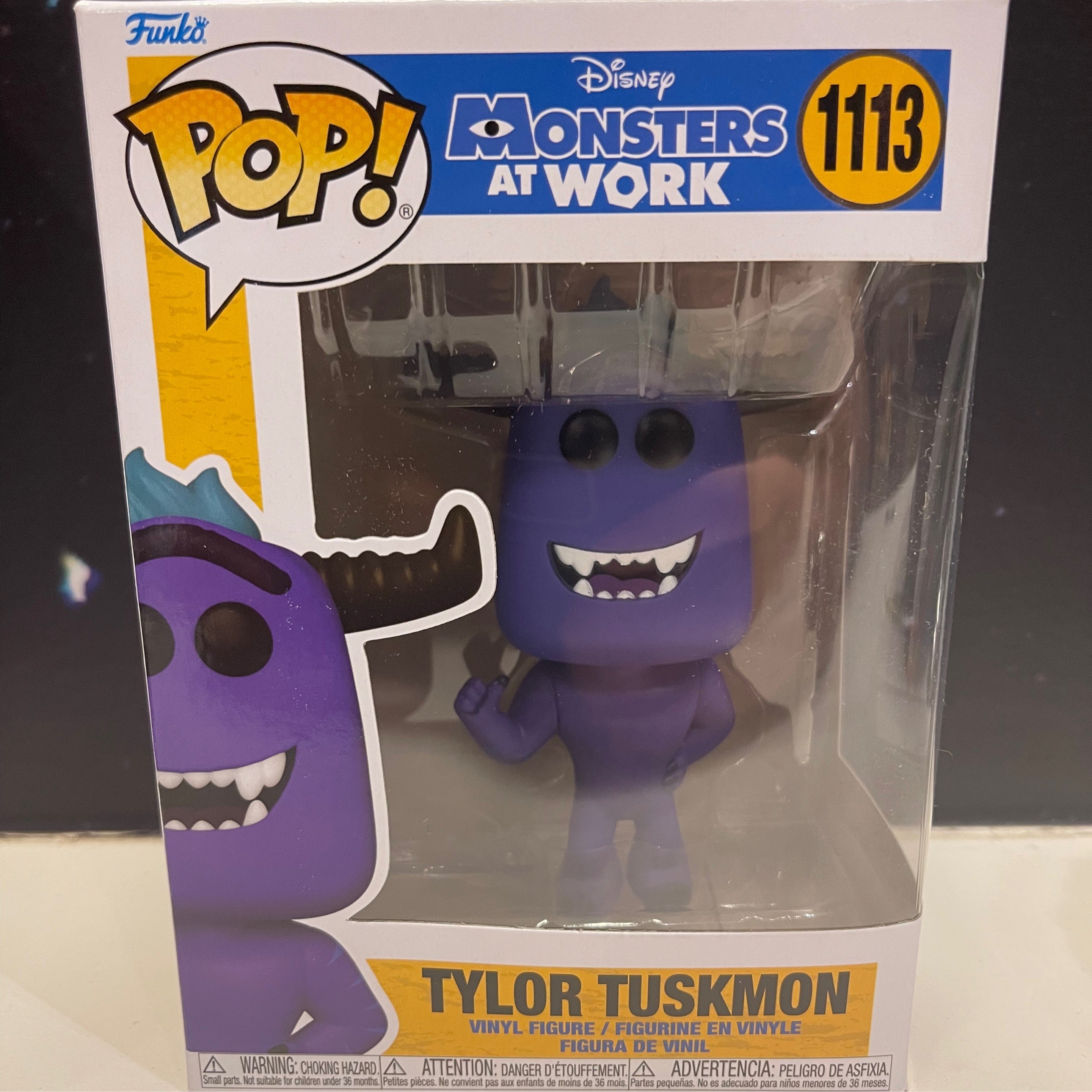 Funko Pop! Disney Pixar Monsters At Work Tyler Tuskmon 1113 Vinyl ...