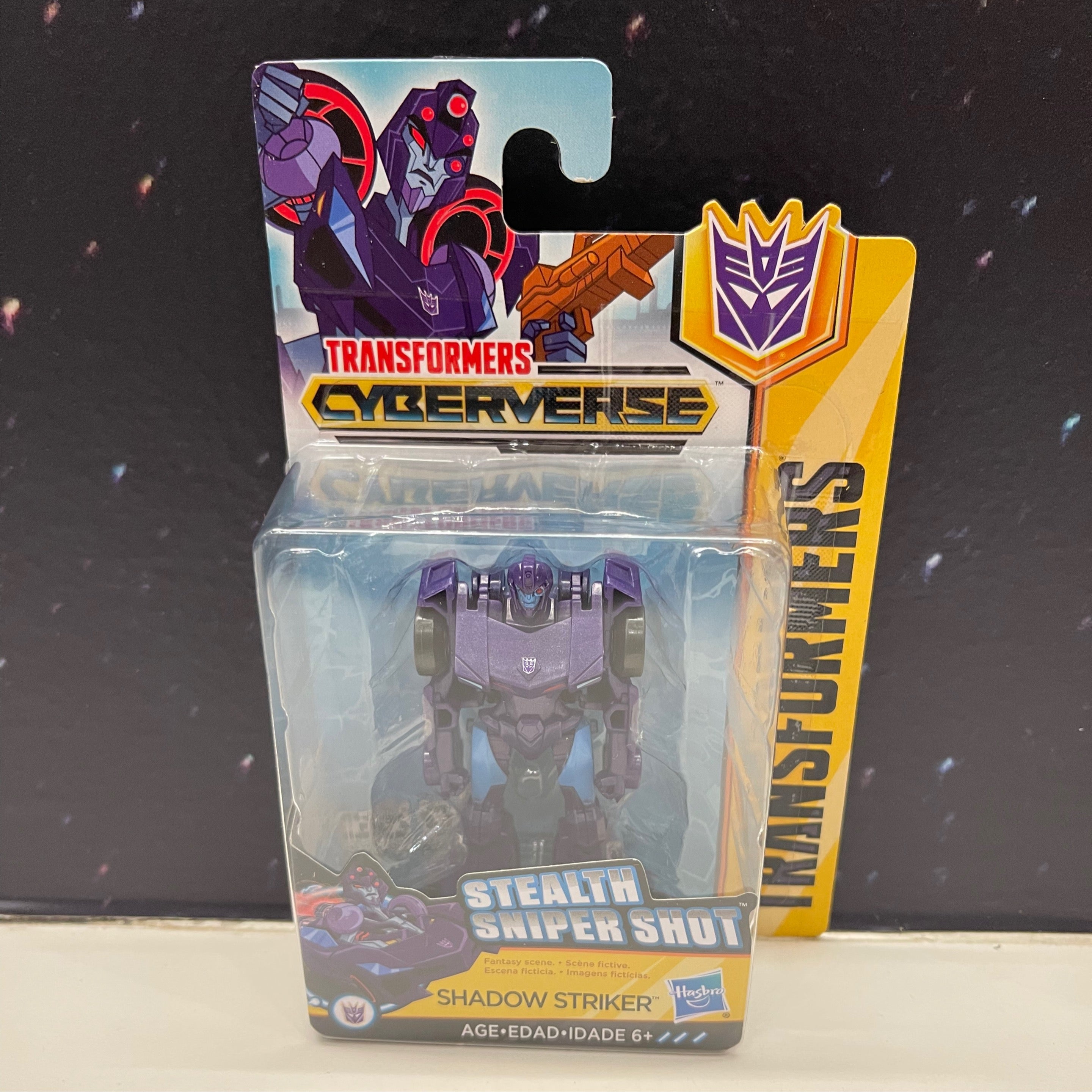 Hasbro Transformers Cyberverse Shadow Striker Stealth Sniper Shot ...