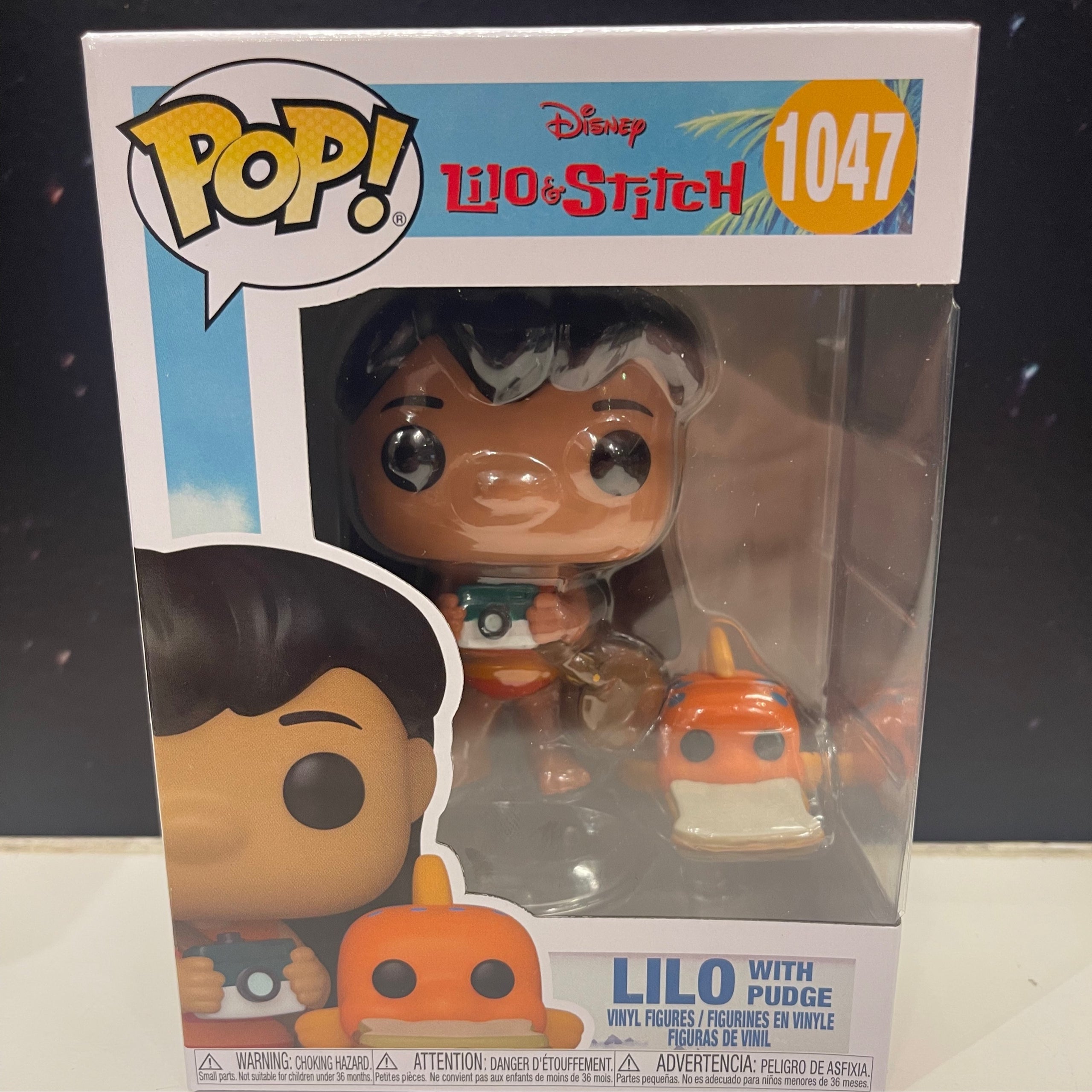 Funko Pop! Disney Lilo & Stich Lilo with Pudge 1047 Vinyl Figure Bobble ...