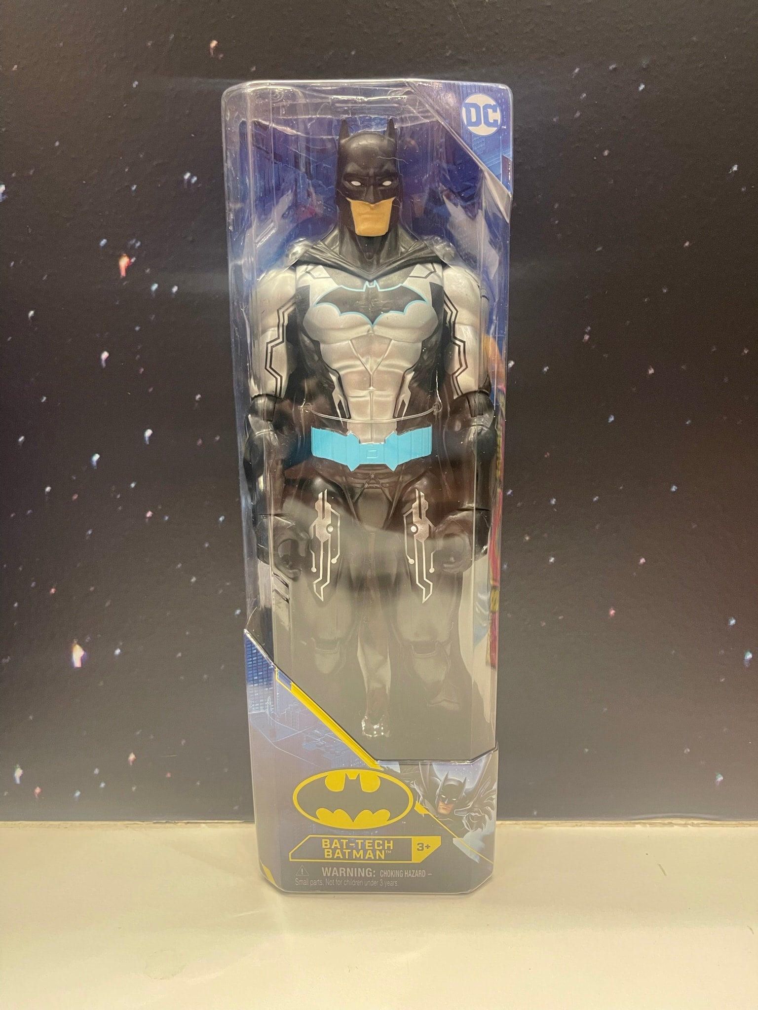 DC Bat Tech Silver Batman Justice League 12 in Action Figure ...