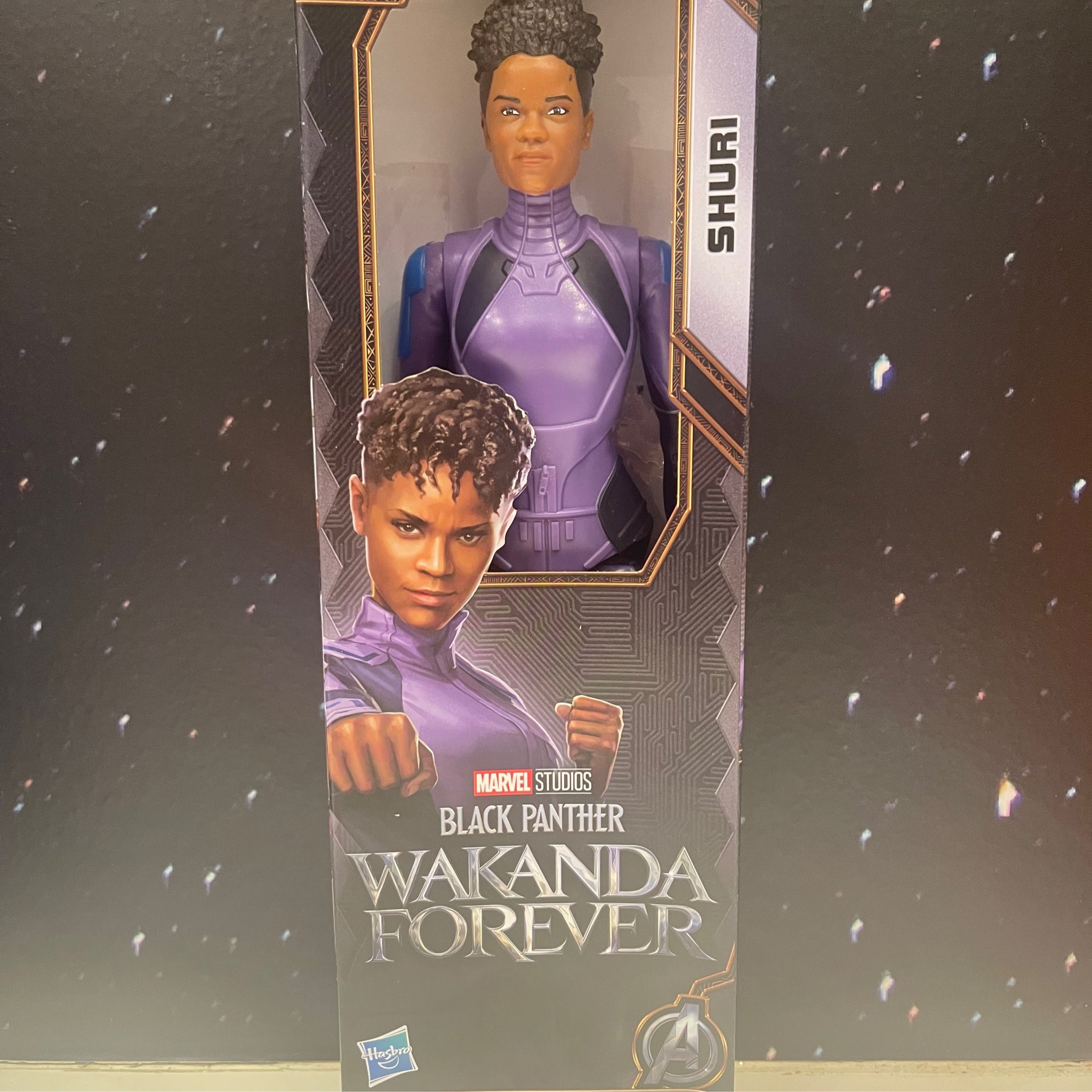 Hasbro Black Panther Shuri Action Figure Marvel Avengers Wakanda Forever Titan Hero Series ...